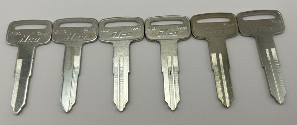 2 Key Blanks Yamaha Motorcycle ATV XJ XS Blank Maxim Seca, SR, YX, FJ ...
