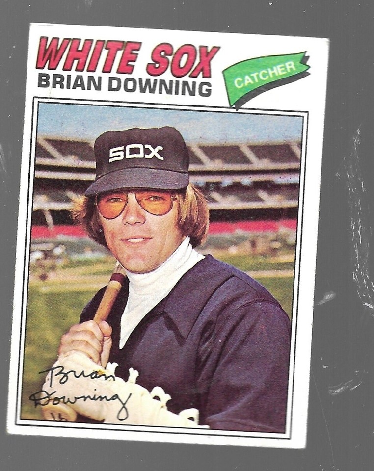 1977 Topps Brian Downing 344 Chicago White Sox Baseball Card | eBay