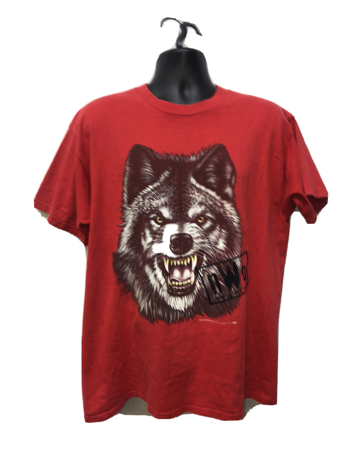 Vintage NWO Shirt Wolfpack WCW 1998 90s Wolf Red Mens… - Gem