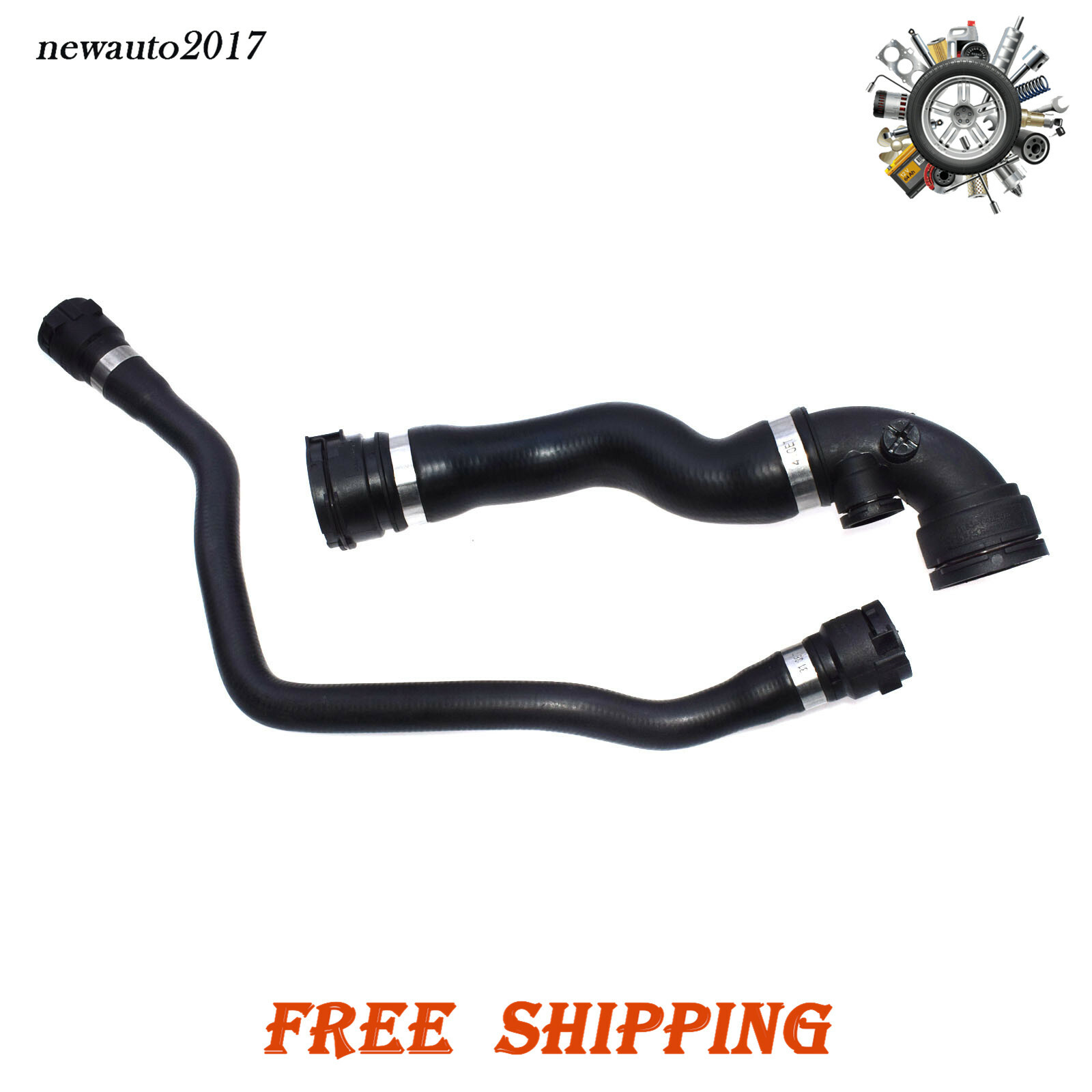 Engine Coolant Hose SET 11531436410 For BMW E46 320i 323Ci 323i 330i ...
