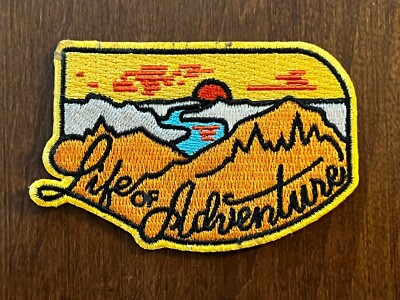 Life of Adventure Patch - Outdoor Lover - Nature - Hiking - Mountains ...