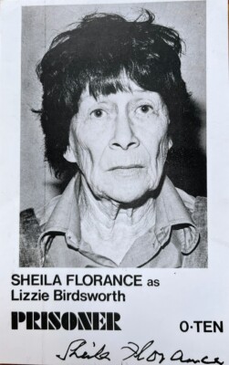 Sheila Florance aka Lizzie Birdsworth Personally Signed Prisoner | eBay ...
