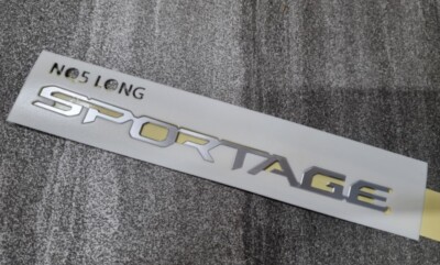 OEM 86310-P1010 Rear RR Emblem 'SPORTAGE' Badge Chrome for Kia Sportage ...