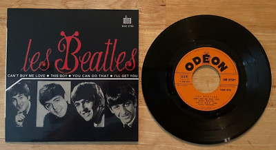 45 7" FRENCH EP THE BEATLES ODEON SOE 3750 CAN'T BUY ME LOVE WITH WHITE ...