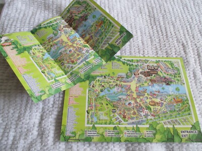 Drayton Manor Resort Maps x 2 - 2024 & 2025 - Amusement/Theme Park ...
