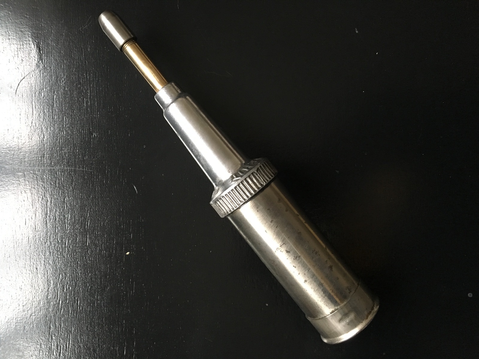 Large industrial syringe/grease gun decorative vintage antique matt ...