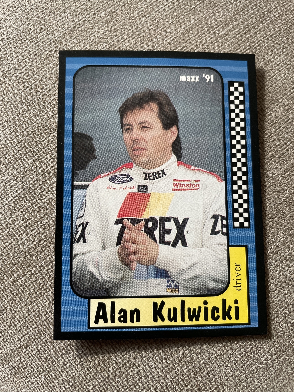 Maxx Collection Race Cards 1991 Alan Kulwicki Card 7 of 240 @2594* | eBay