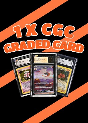 1 Random CGC Graded Pokemon Card Slab Authenticated and Encased Mystery ...