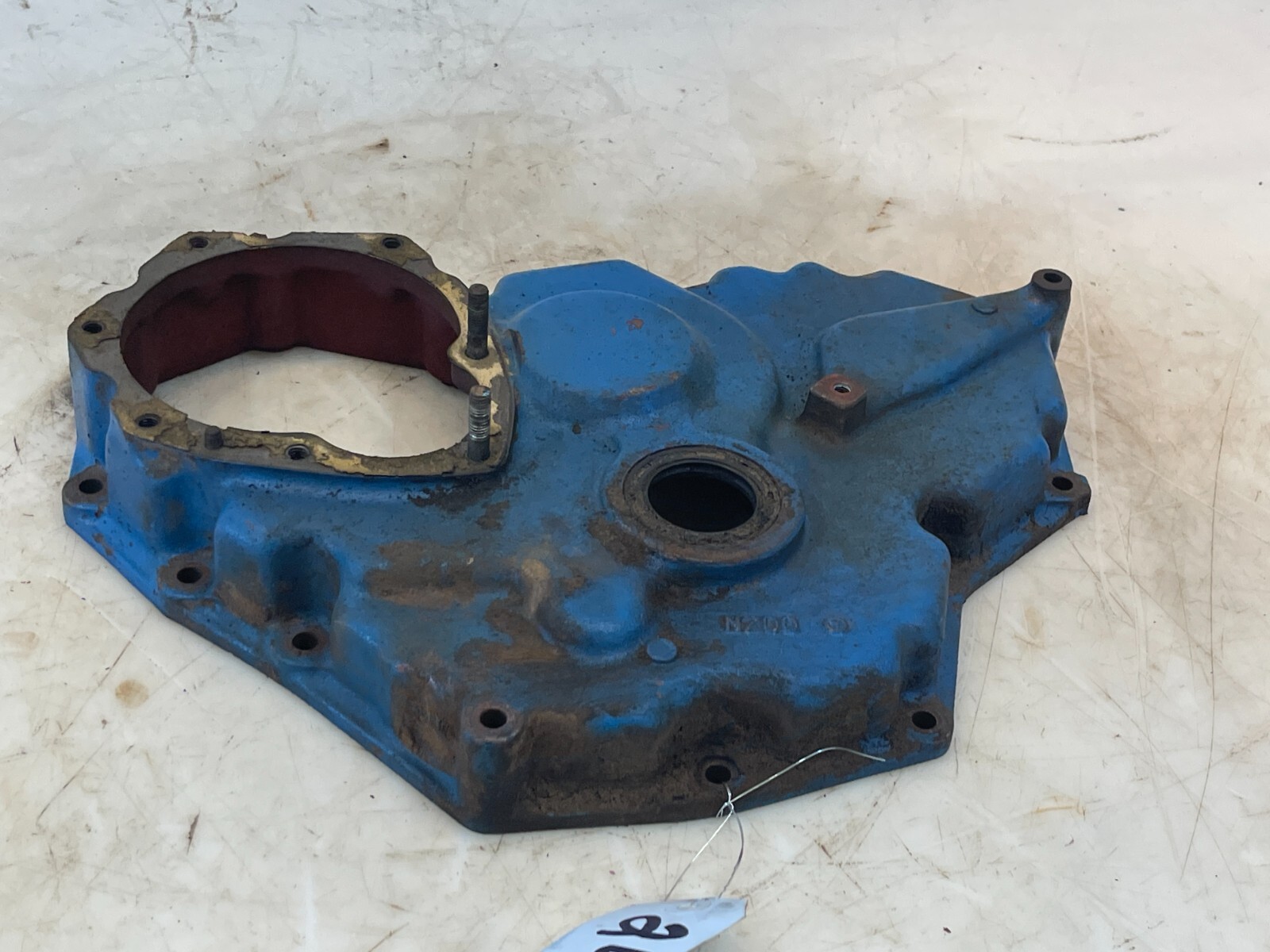 1986 Ford 1910 Tractor Front Engine Timing Cover Plate N700 ...