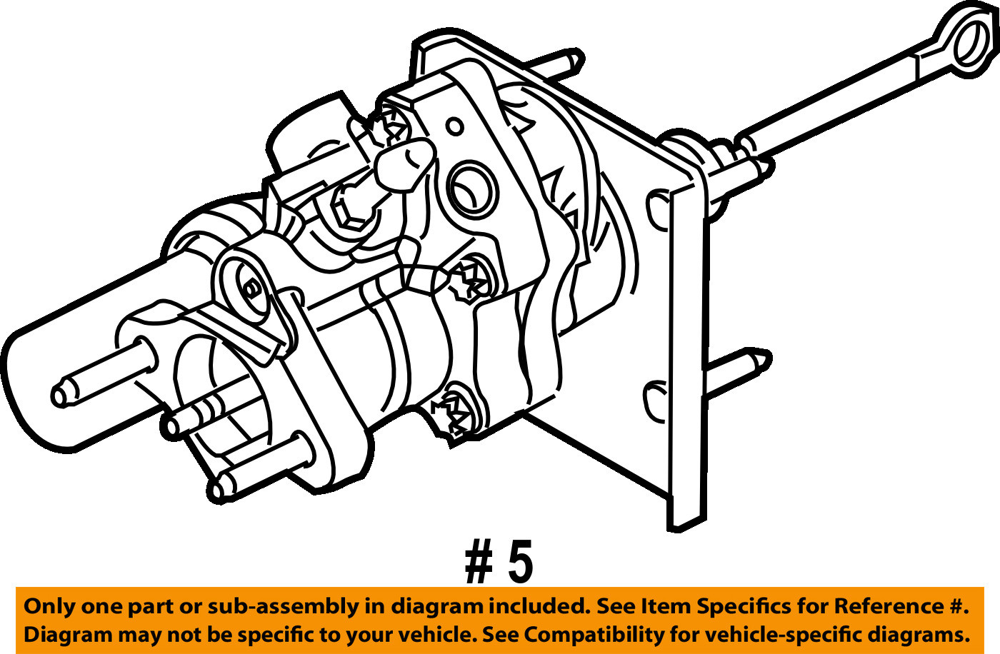 Genuine Ford Booster Asy - Brake OEM 7C3Z2005AA for sale online | eBay