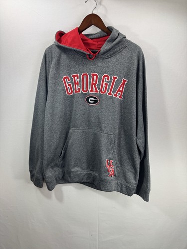 Georgia Bulldogs UGA Knights Apparel Hoodie Charcoal Grey Pullover ...