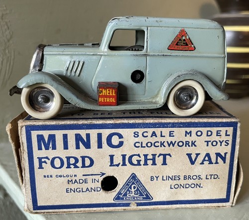 PRE WAR TRIANG MINIC FORD LIGHT VAN - No 2M- Clockwork / Tinplate | eBay UK
