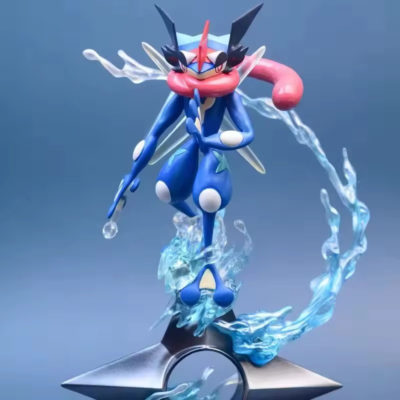 Pokemon Figur Quajutsu Greninja Statue Anime PVC Modell Deko Sammlung ...