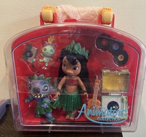 Disney Store Animators Collection Lilo and Stitch Mini Doll Playset NEW ...