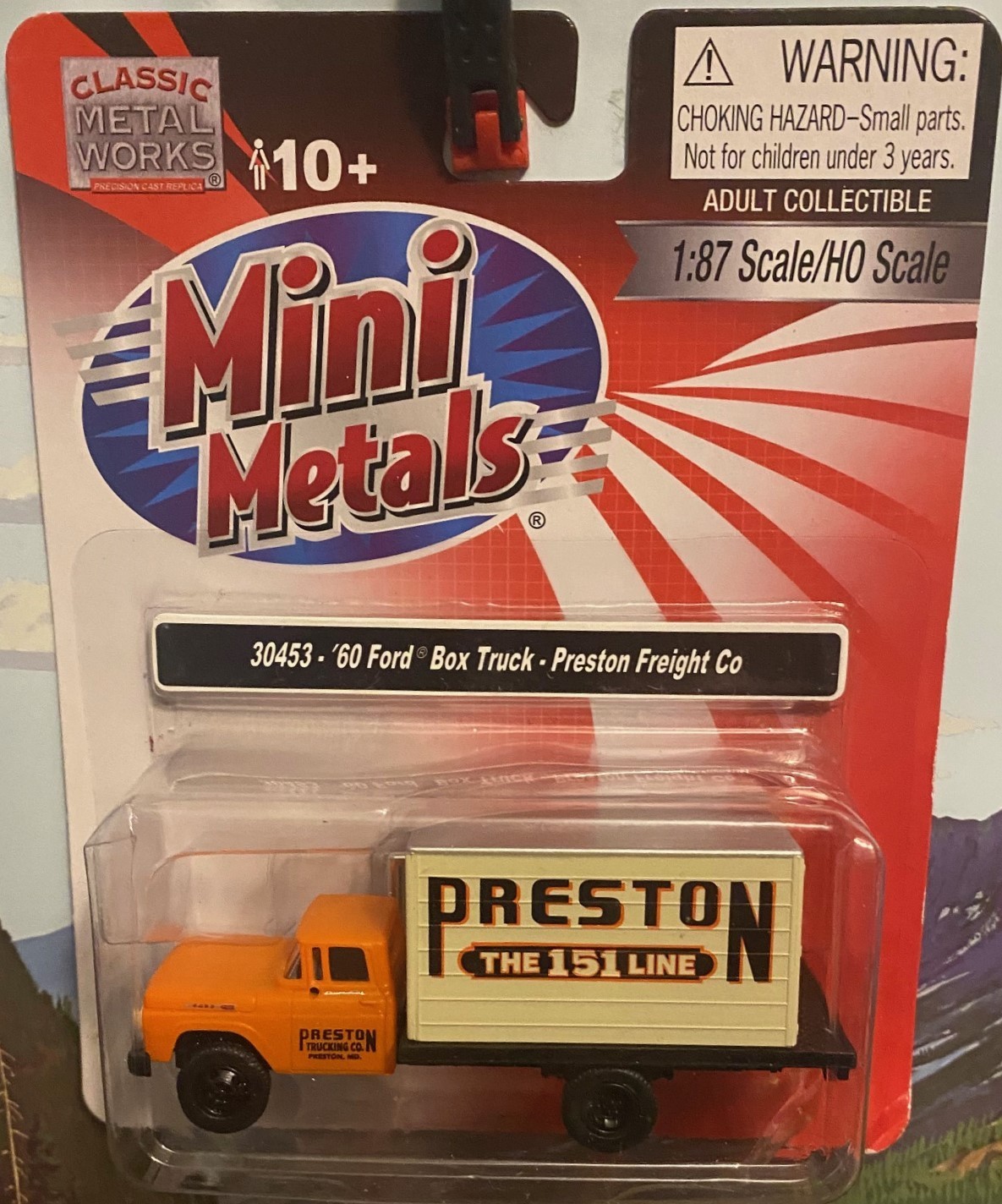 Classic Metal Works Ho - 60 Ford Box Truck Preston Freight Co. - 30453 ...