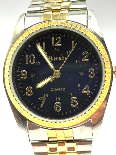 VINTAGE HAMLIN NEW OLD STOCK MENS QUARTZ WATCH #HAMM2350 | eBay