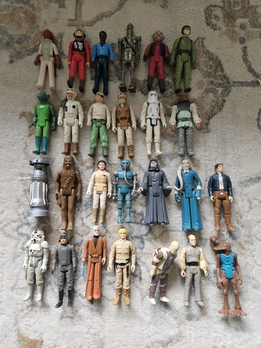 Vintage Lot of 26 Kenner Star Wars Figures 1977 | eBay
