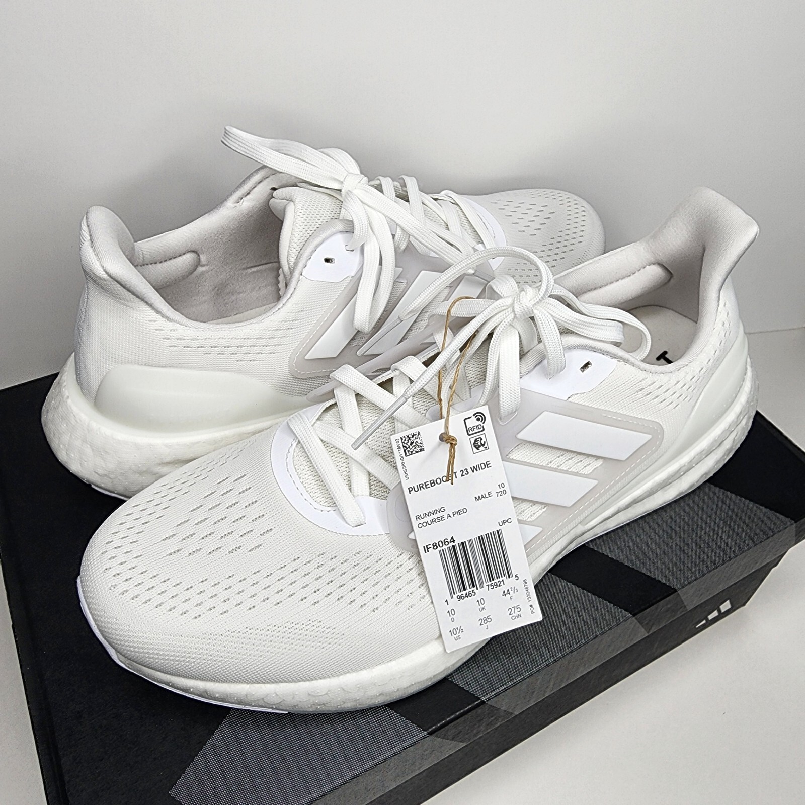 adidas Pureboost 23 Footwear WIDE White Men Road Running Shoes IF2374 ...