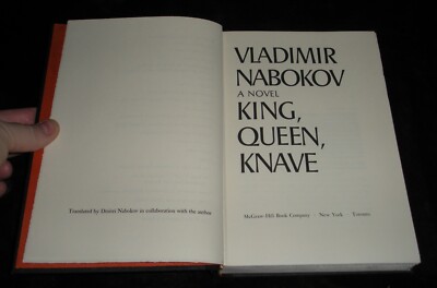 King, Queen, Knave by Vladimir Nabokov 1968 Hardcover BCE | eBay