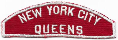 New York City Council Queens Strip Red and White RWS CSP SAP Boy Scouts ...