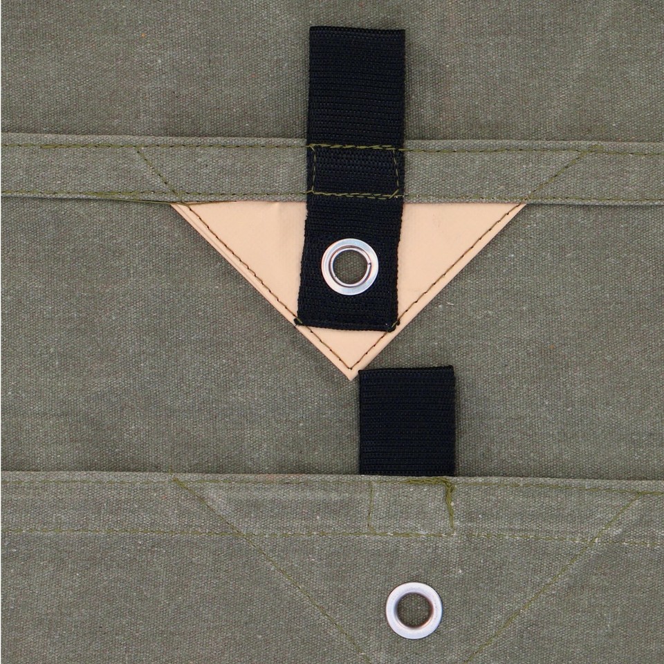 WHITEDUCK 18 Oz 100% Cotton Canvas Tarp. Waterproof All Environment ...