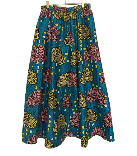 Lapogee Maxi Skirt Size M Multicolor Pockets Butterflies Maximalist ...