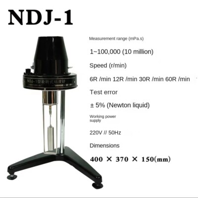 Ndj-9s Digital Rotational Viscosity Meter Newton Liquid Viscometer ...