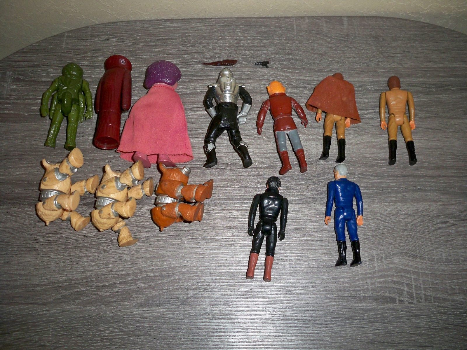 BATTLESTAR GALACTICA MATTEL SET OF FIGURES BORAY LUCIFER BALTAR ...