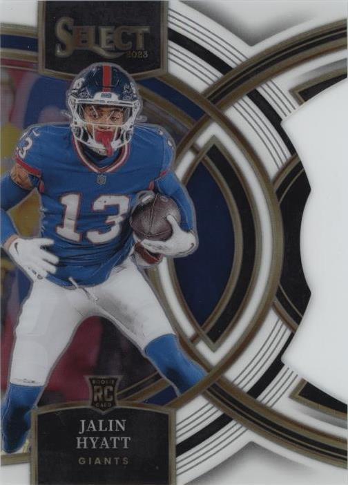 2023 Panini Select - Premier Level Jalin Hyatt #173 White Prizm Die-Cut ...