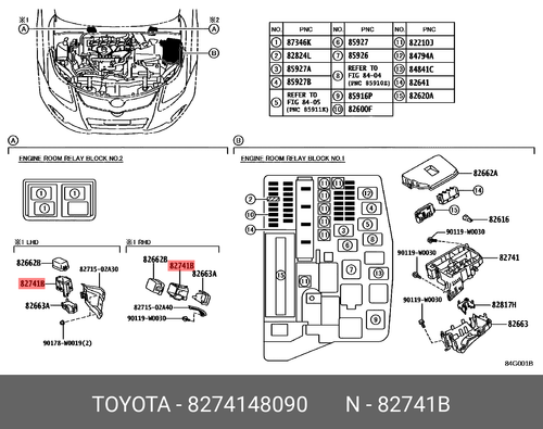Genuine OE fuse box, 8274148090 for TOYOTA 82741-48090 | eBay.de