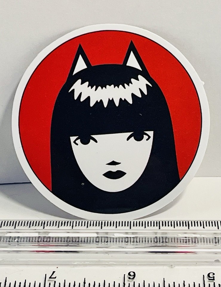 Emily The Strange Logo Adult Humor Skateboard Guitar Phone Sticker ...