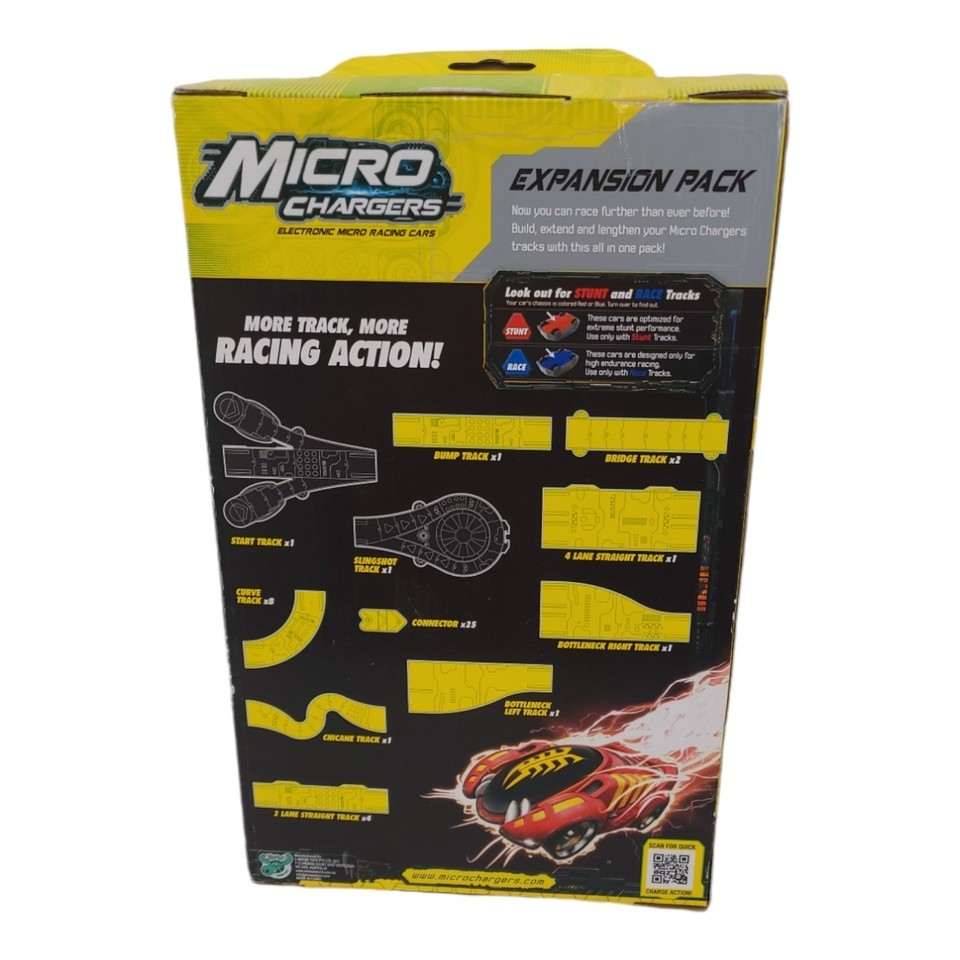 Micro Chargers 46 Piece Track Expansion Pack Electronic Micro Racing ...