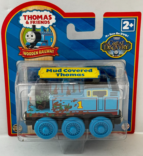 Mud Covered Thomas - Thomas & Friends Wooden Railway Rare Train Engine ...