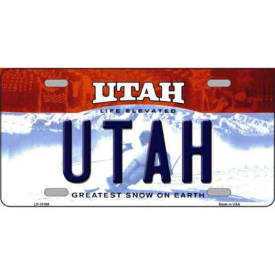 Utah Novelty Metal License Plate Tag LP-10185 | eBay