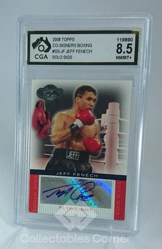 2008 Topps Co-Signers Jeff Fenech Signature Card Graded 8.5 | eBay