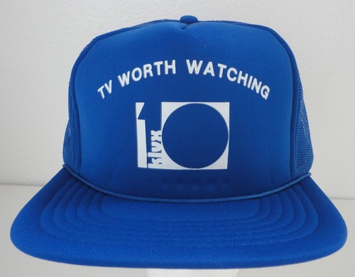 Vintage KLVX 10 TV WORTH WATCHING LAS VEGAS PBS Snapback Mesh Baseball ...