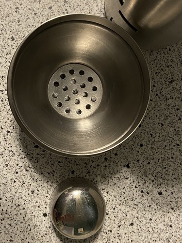 Chefmate Cocktail Shaker Set Stainless Steel Drink Mixer 24 Oz Ounce | eBay