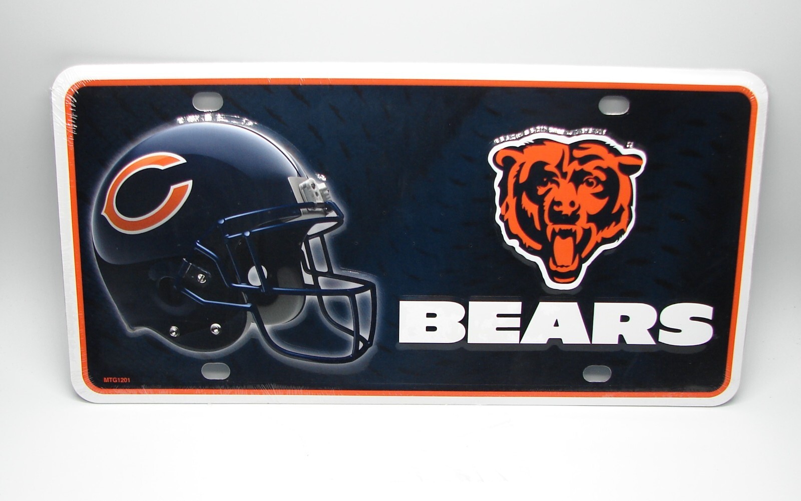 Licensed NFL CHICAGO BEARS METAL CAR NOVELTY LICENSE PLATE AUTO TAG | eBay