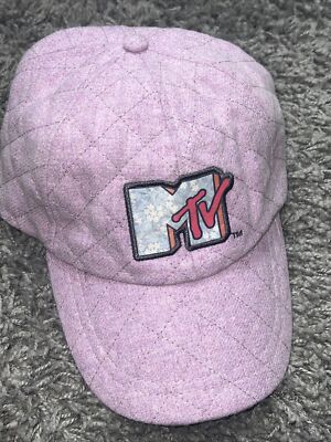 MTV Logo Adjustable Hat Cap - Purple - Unisex | eBay