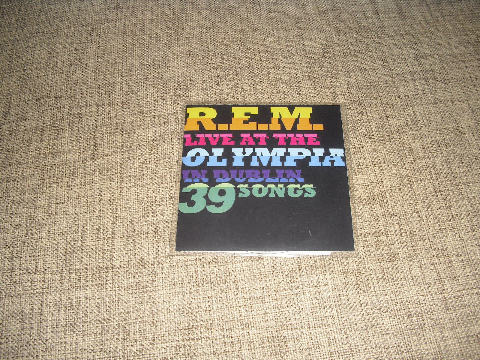 R.E.M. / REM - LIVE AT THE OLYMPIA IN DUBLIN - 5 TRACK DJ ADVANCE PROMO ...
