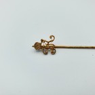 WW1 WWI Original German stick pin crown Wilhelm monogram badge button ...