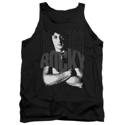 Rocky Tanktop Stars Black Tank | eBay