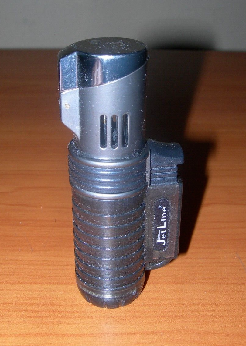 JetLine 3 Triple Jet FLAME Cigar Butane Torch Lighter Windproof ...