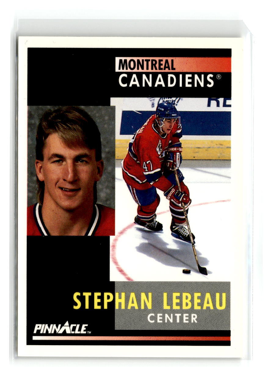 1991-Pinnacle -#139-Stephan Lebeau -Montreal Canadiens | eBay