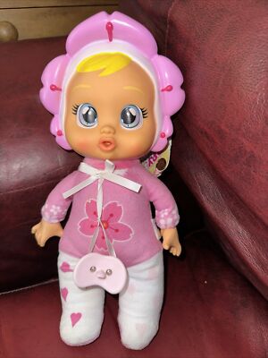 Cry Babies - Tiny Cuddles Happy Sakura 9" Baby Doll with Cherry Blossom ...