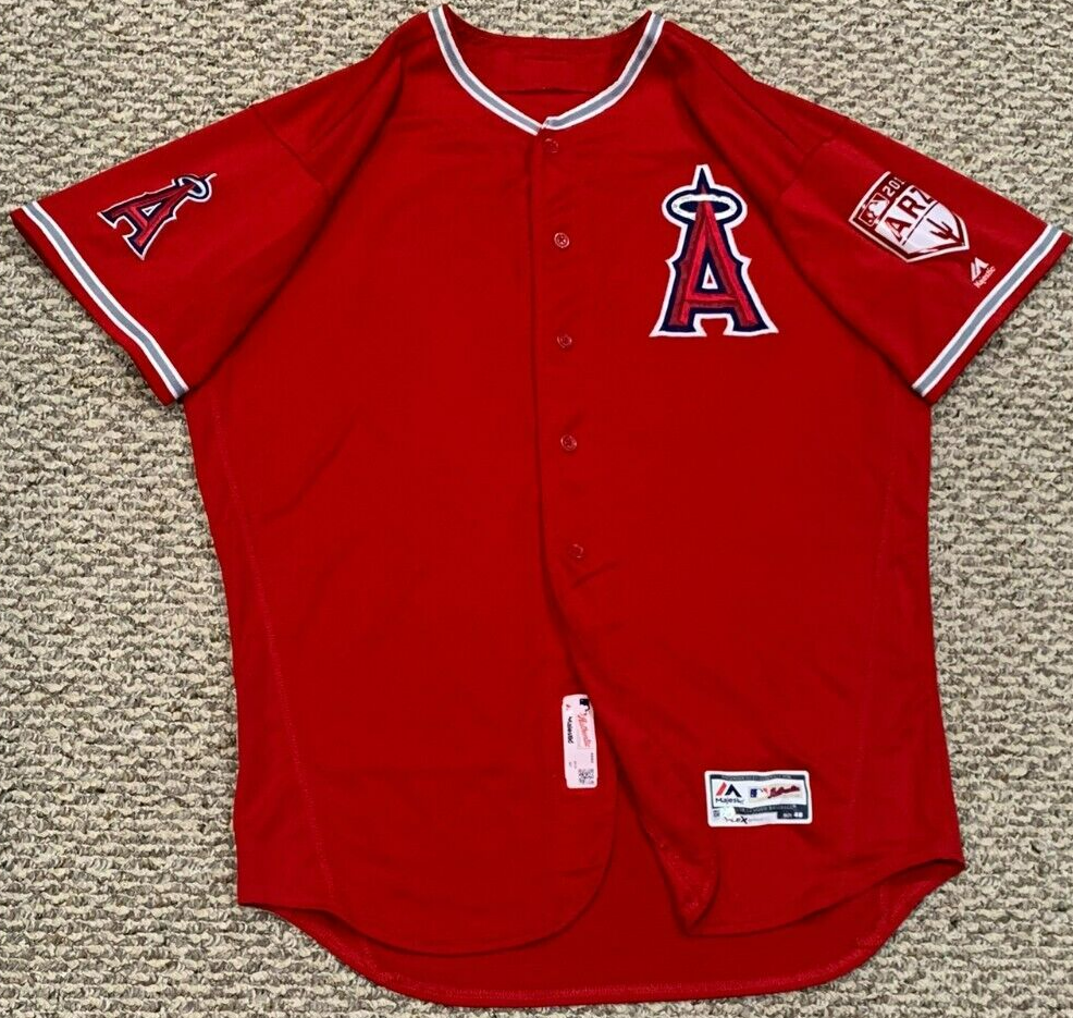 Size 48 #90 SPRING 2019 LOS ANGELES ANGELS GAME USED JERSEY ISSUED MLB ...