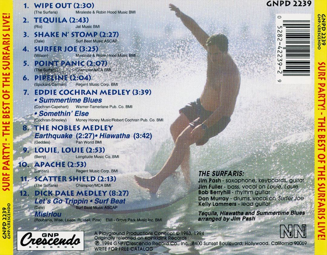 Surf Party!: The Best of the Surfaris Live! by The Surfaris (CD, Sep ...