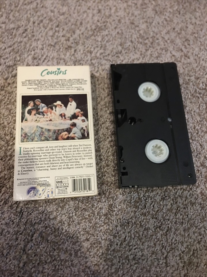 Cousins (1989) VHS Ted Danson Drama Paramount Premiere Video Ex Rental ...