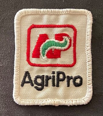 AGRIPRO WHEAT SEEDS COMPANY ~ EMBROIDERED EMPLOYEE LOGO PATCH | eBay