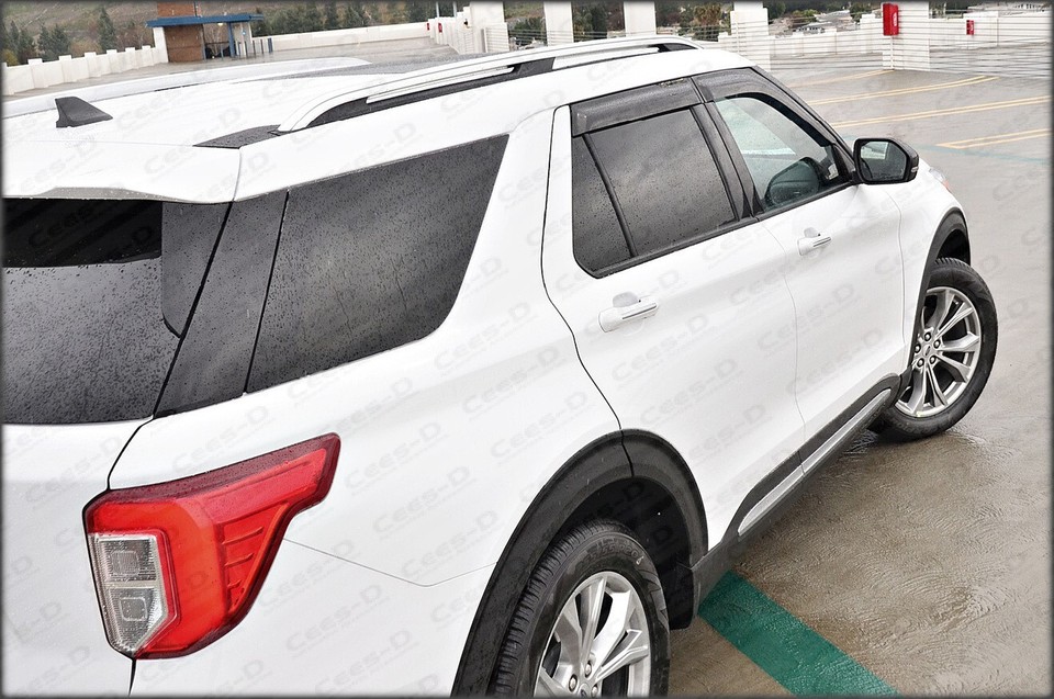 for 2020 → 2025 Ford Explorer / WINDOW VISORS DEFLECTOR VENT SHADE RAIN ...